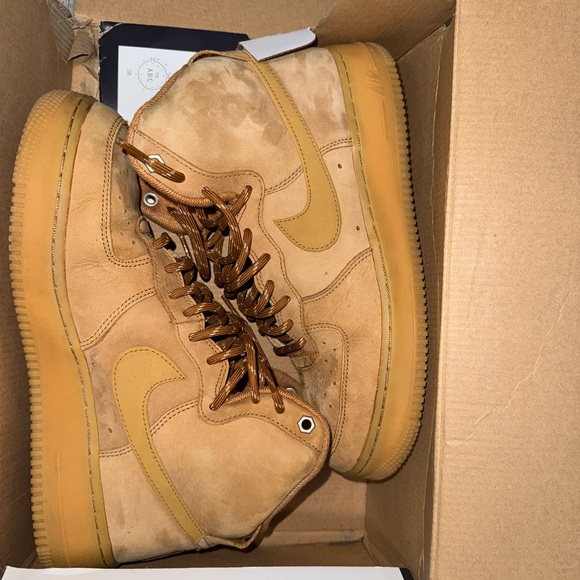 Nike | Shoes | Nike Air Force High 7 Wb Tan | Poshmark